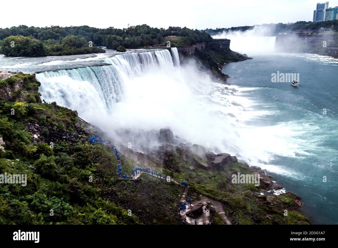 scenic landscape and travel images of Niagara Falls taken from new York ...