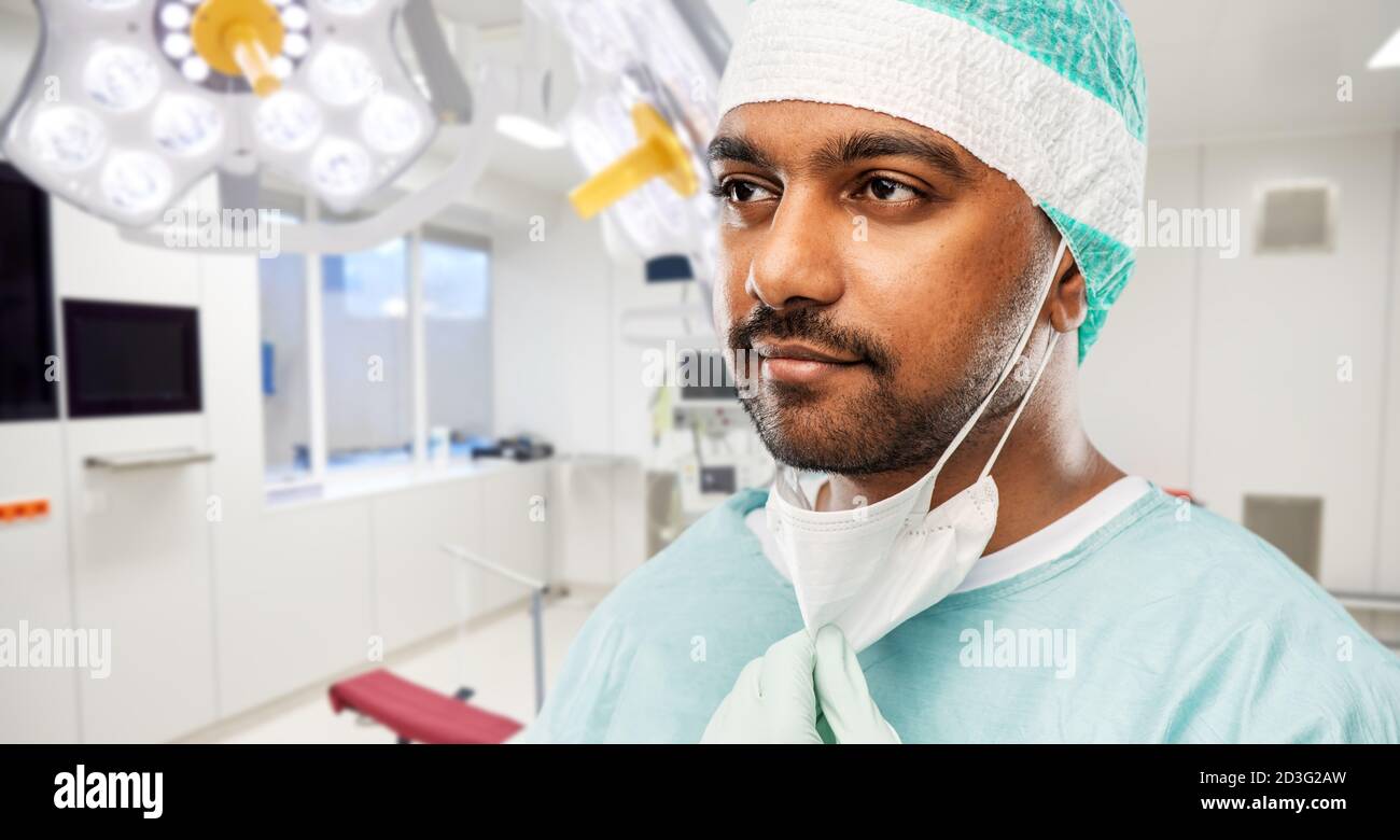 indian male doctor or surgeon at hospital Stock Photo - Alamy