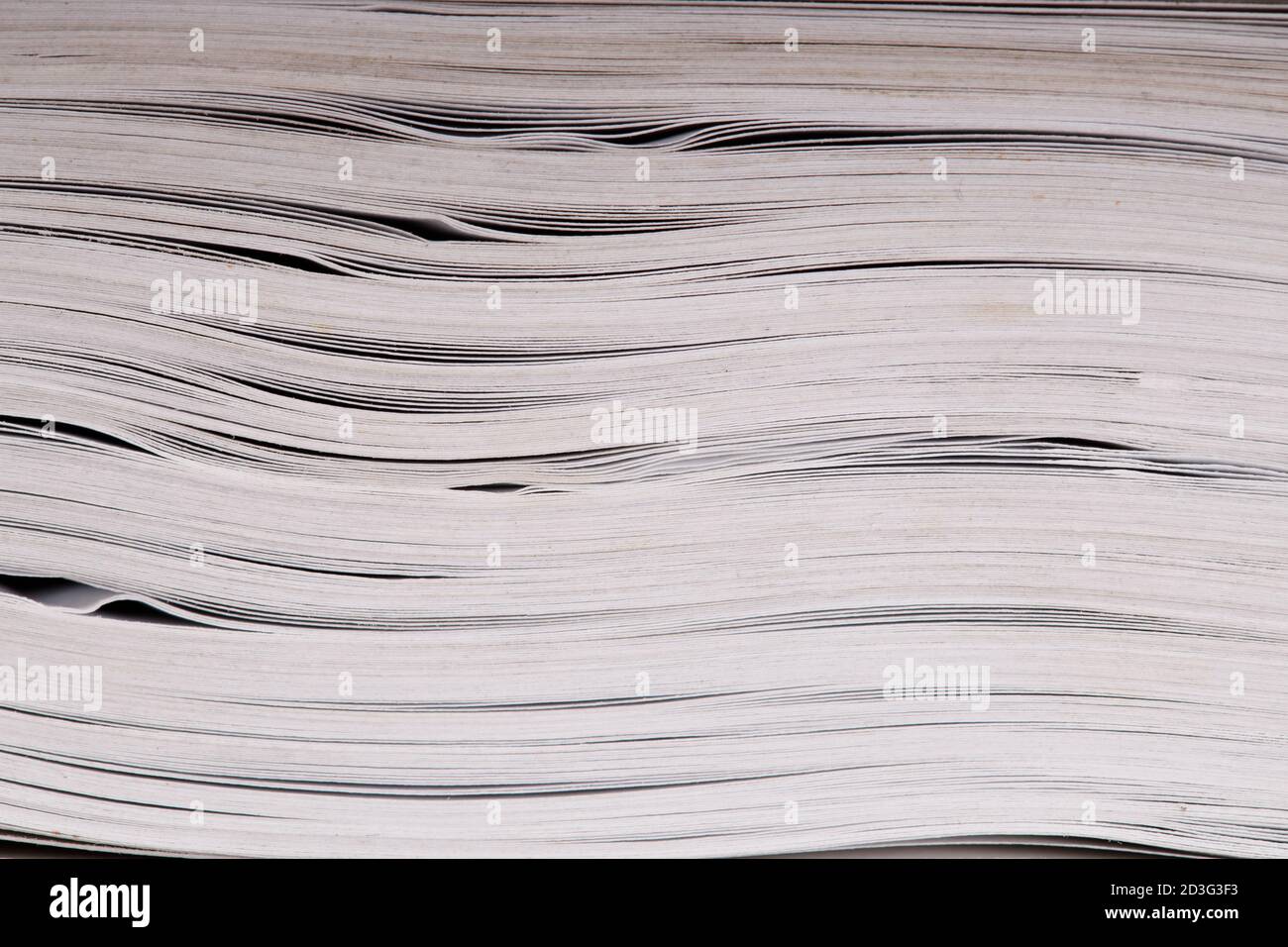 old book pages. side view close up Stock Photo - Alamy