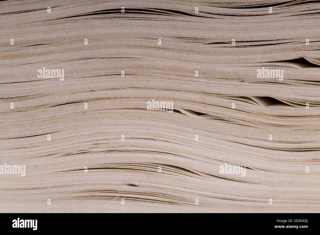 old book pages. side view close up Stock Photo - Alamy