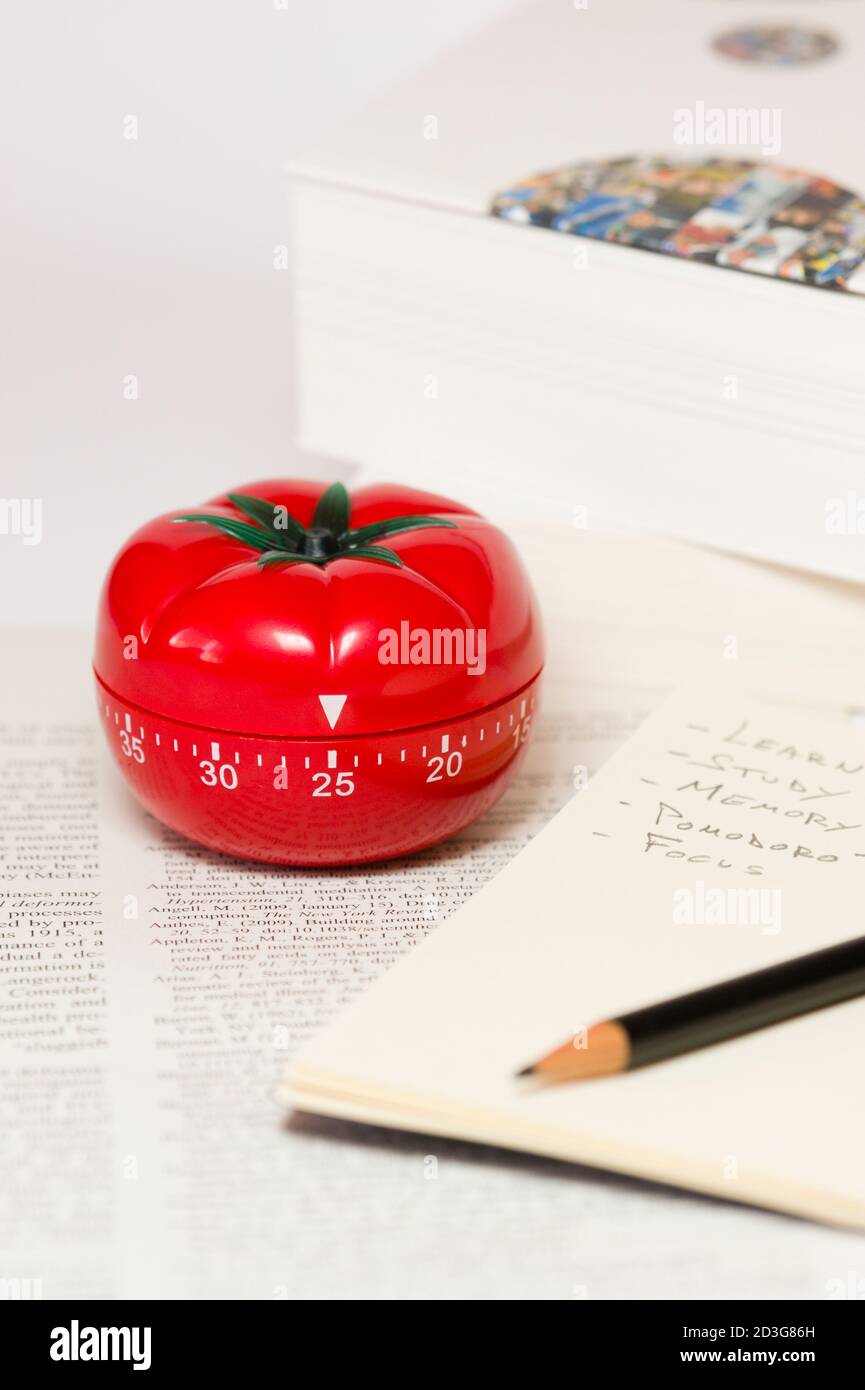 Pomodoro (tomato) technique is a study method that helps avoiding ...
