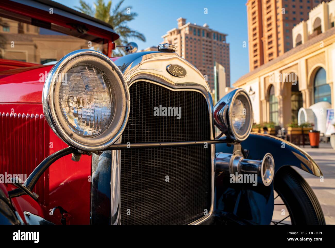 Doha,Qatar- 30 March 2020: 1929 ford model a classic car Stock Photo ...