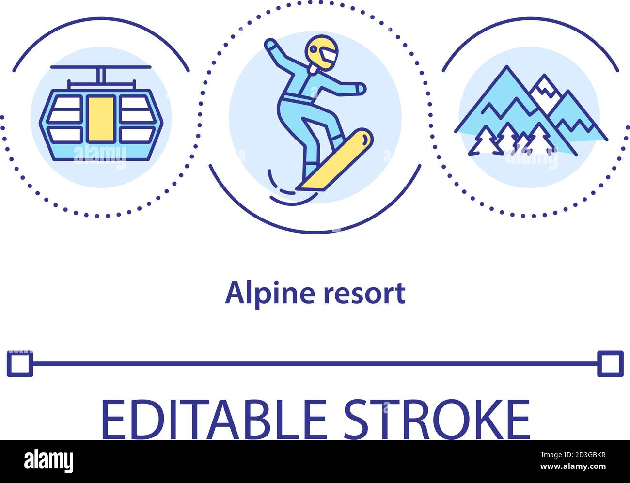 See mountain resort Cut Out Stock Images & Pictures - Alamy