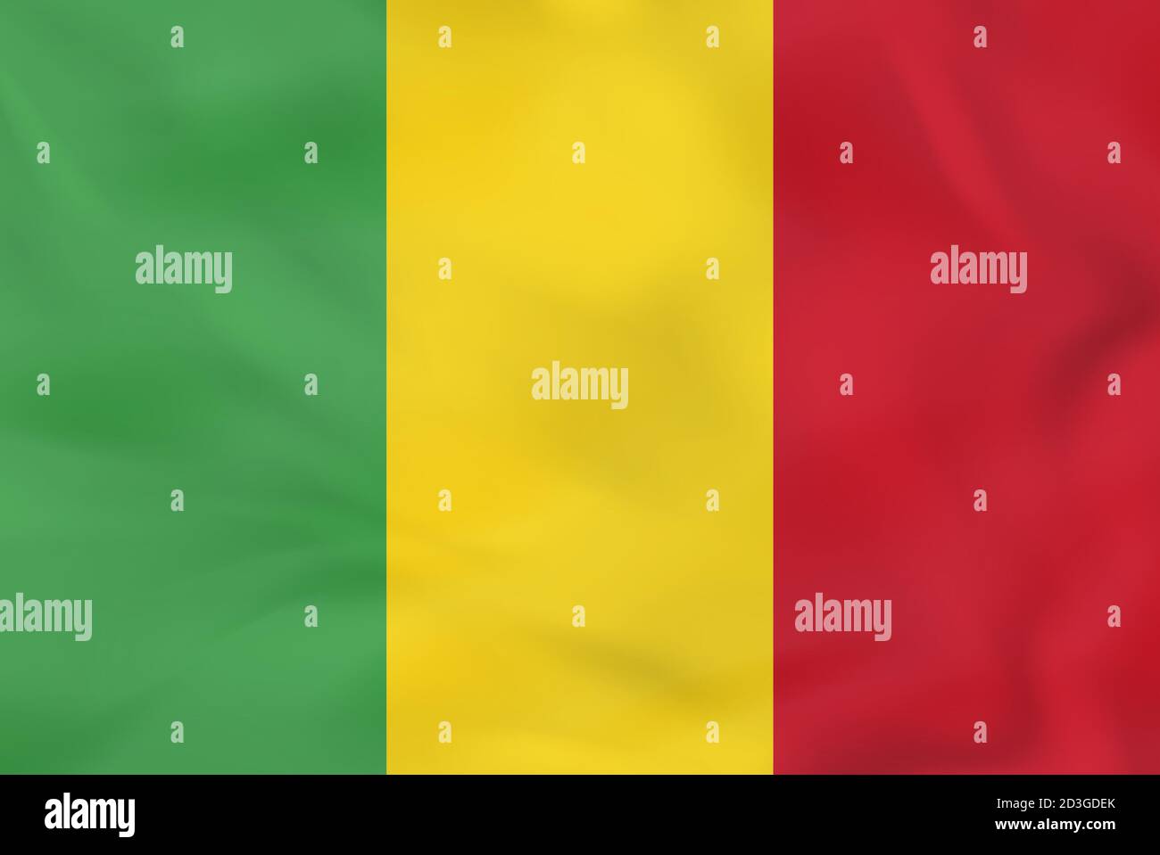 Mali waving flag. Mali national flag background texture. Vector ...