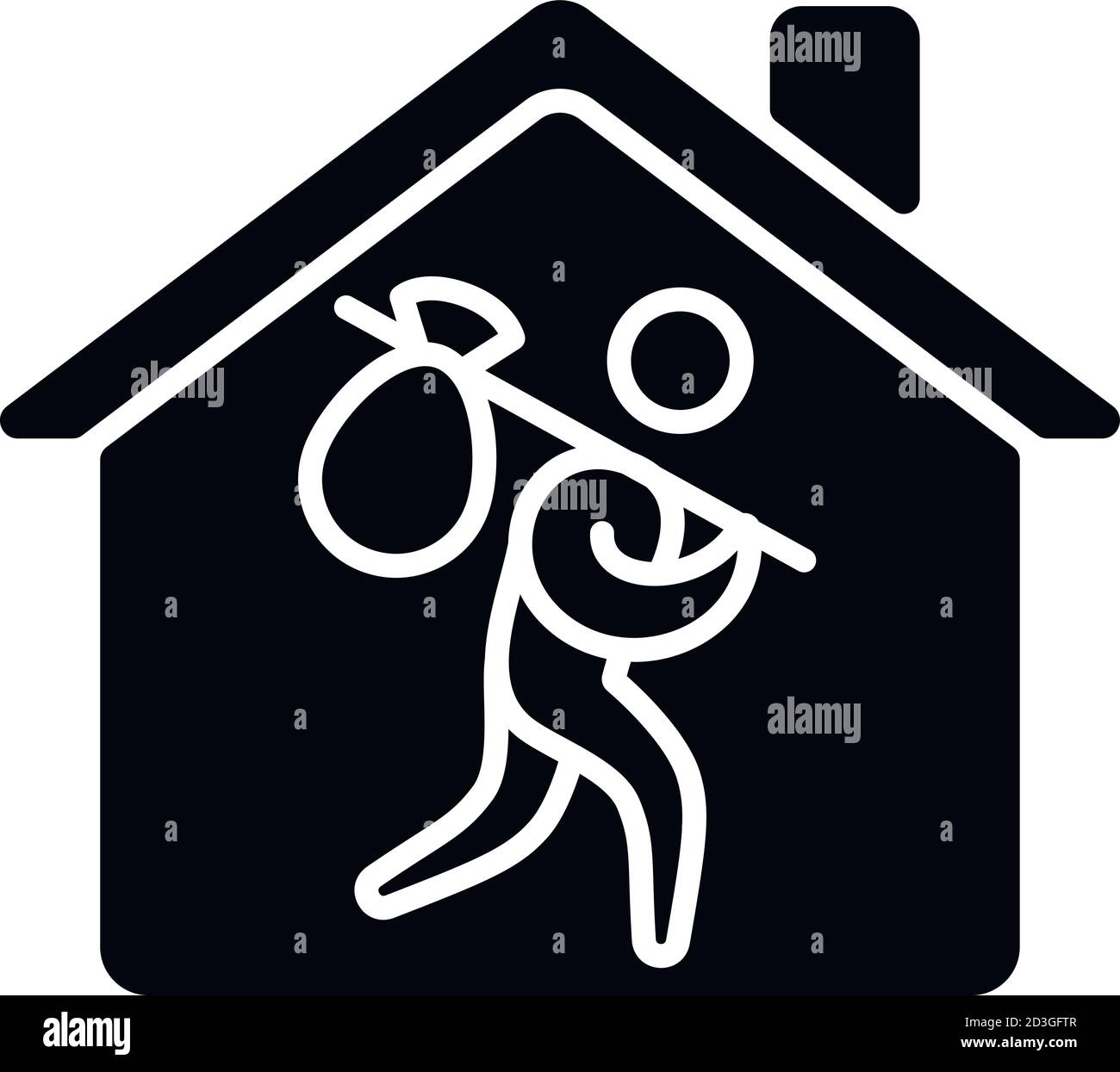 Temporary refugee camp Stock Vector Images - Alamy