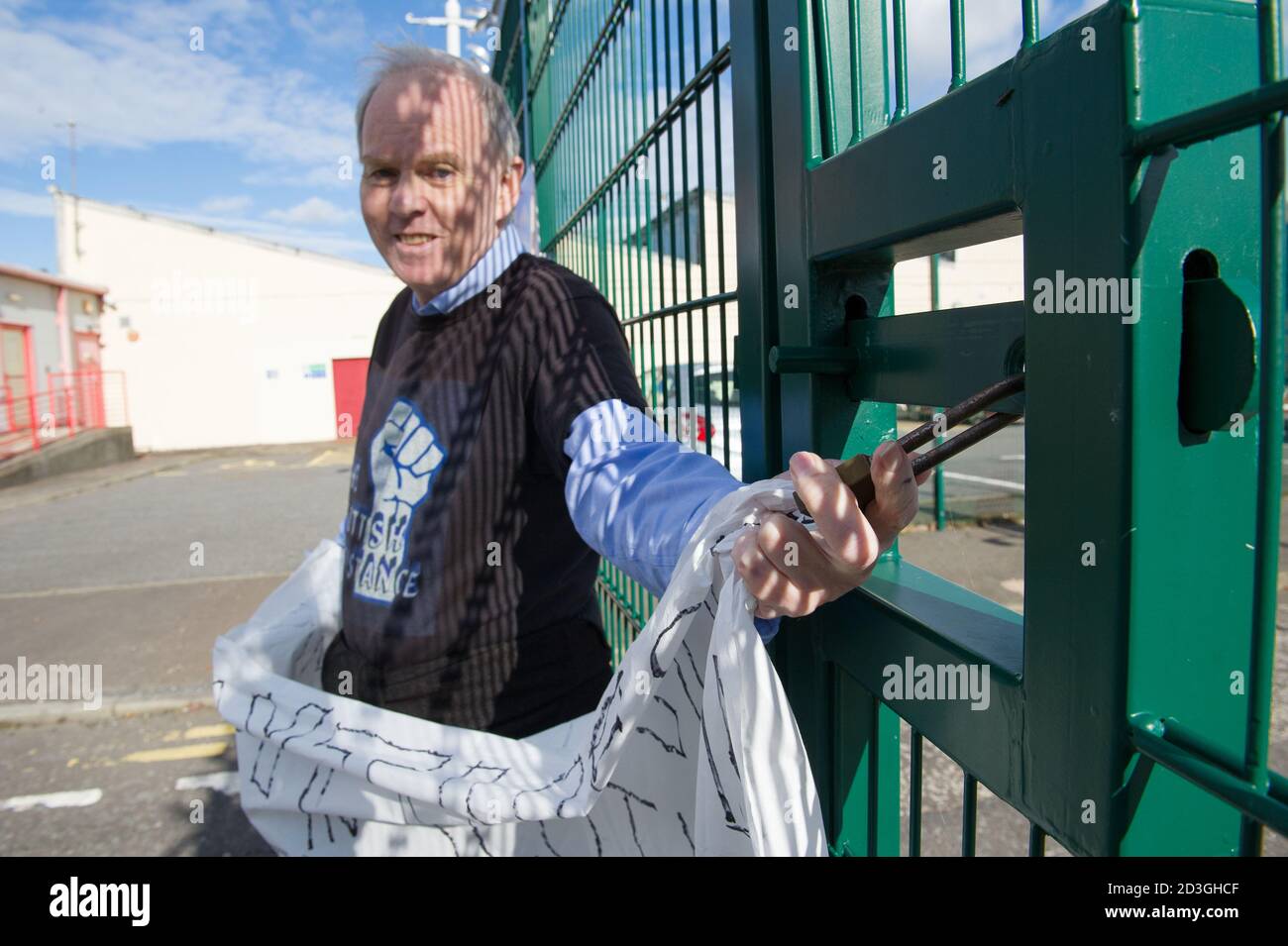 Glenrothes, Scotland, UK. 8 October 2020. Pictured: Sean Clerkin of ...