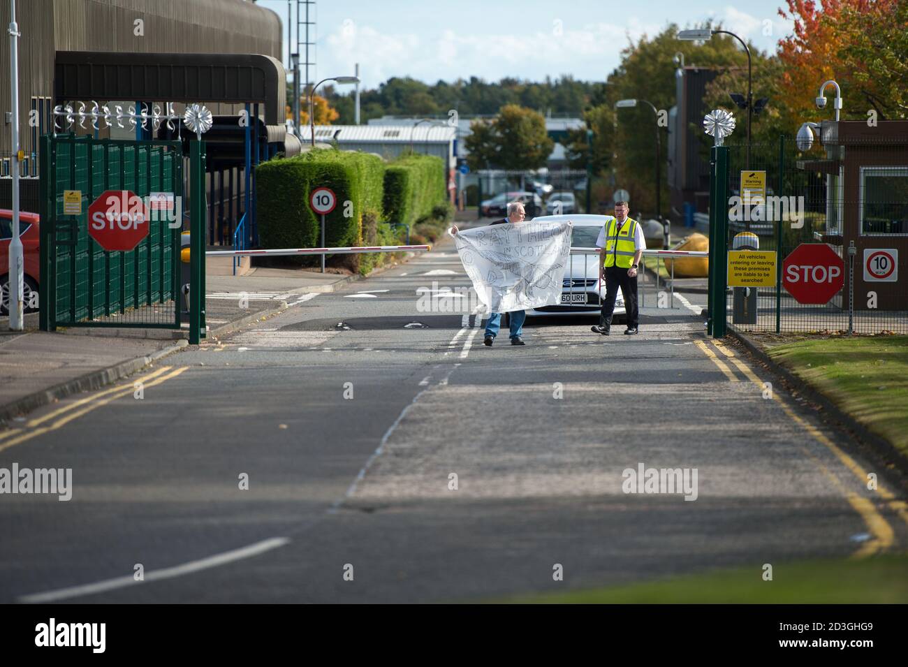 Glenrothes, Scotland, UK. 8 October 2020. Pictured: Sean Clerkin of ...