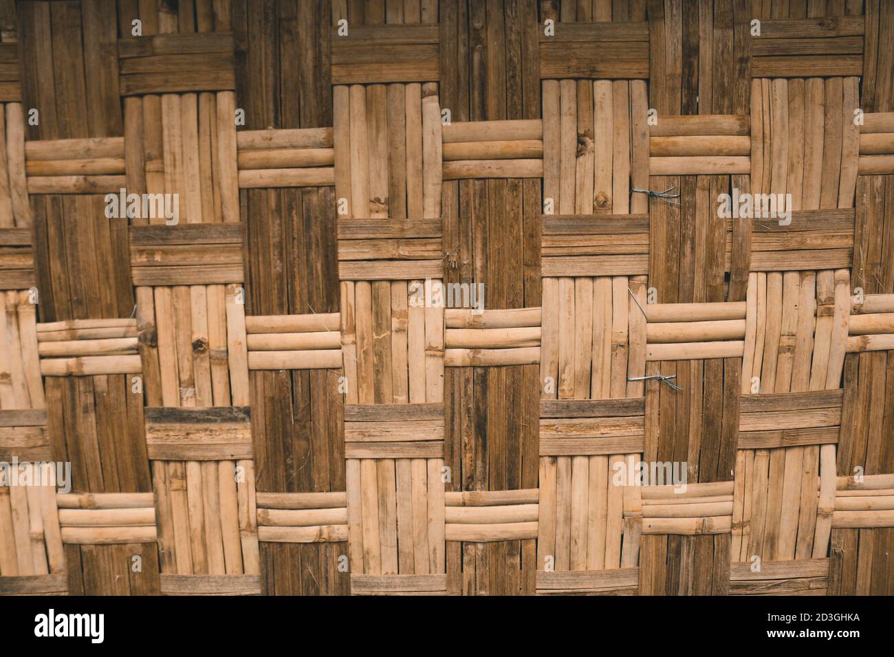 Woven bamboo wall or Indonesian Gedek, Traditonal wall house Stock ...