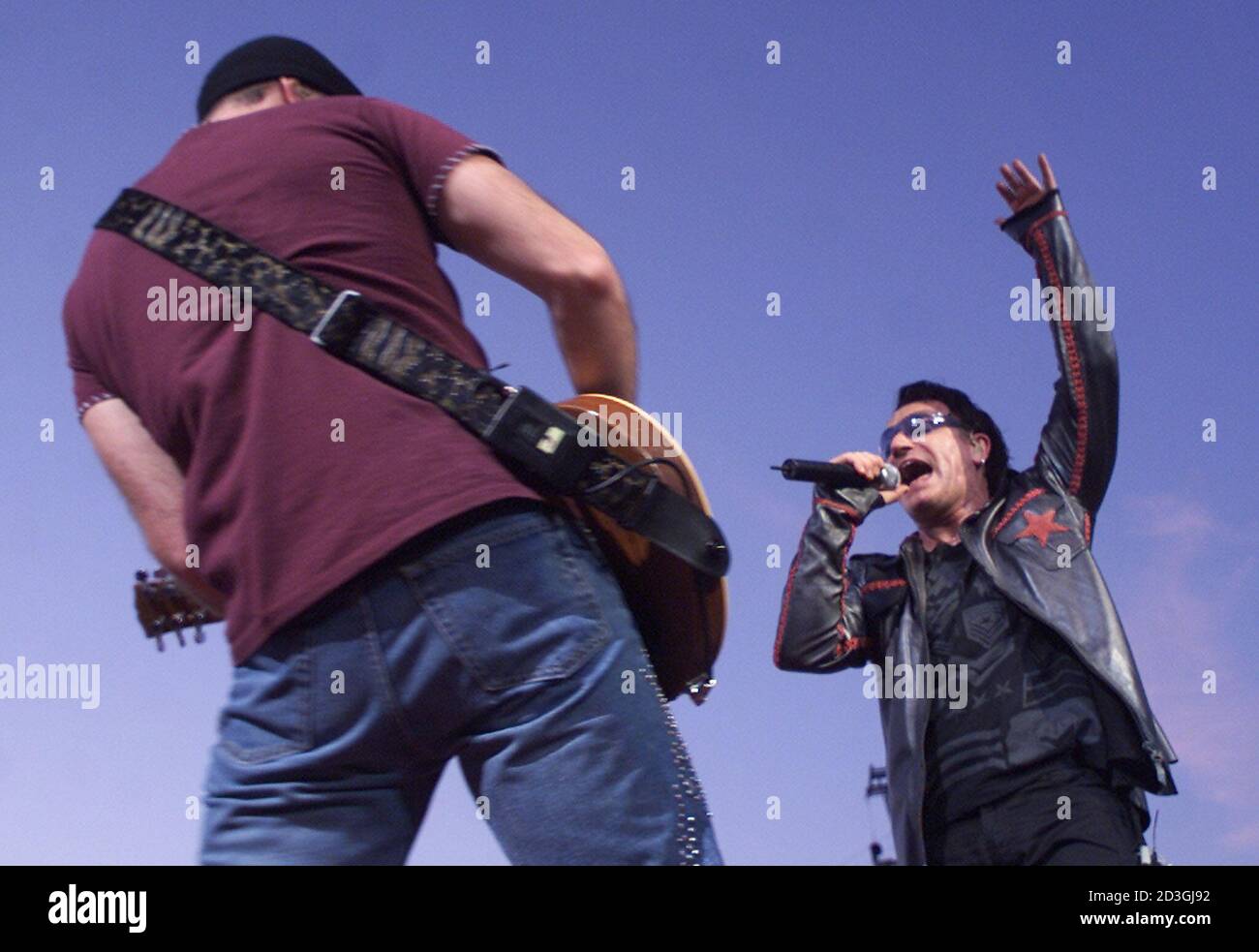 U2 Slane Castle 2001 Attendance Clipart