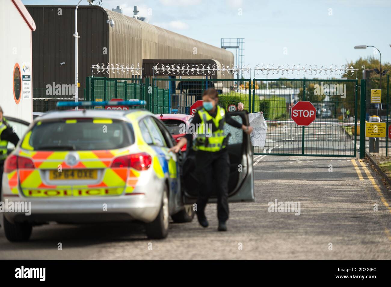 Glenrothes, Scotland, UK. 8 October 2020. Pictured: Sean Clerkin of ...