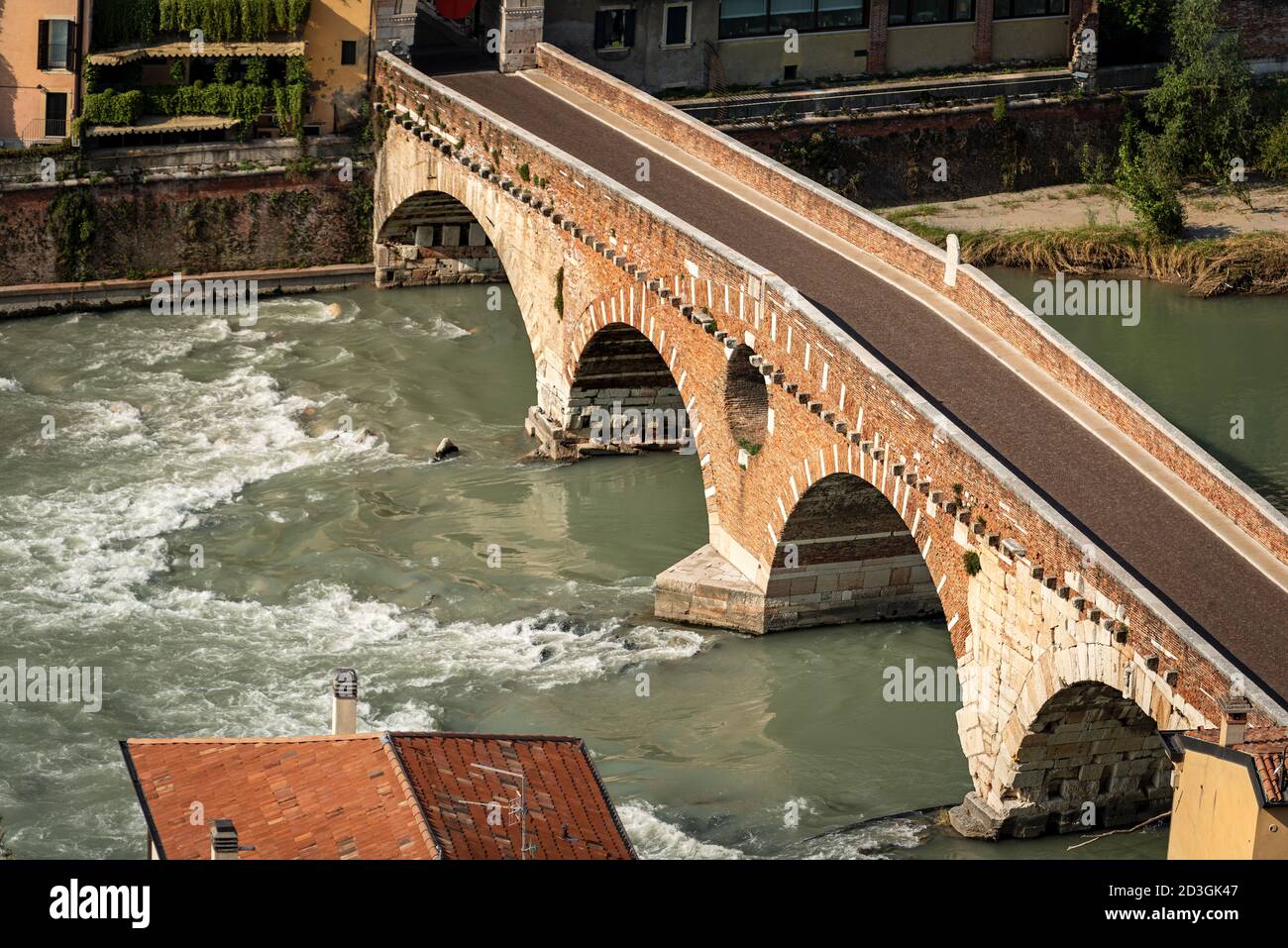 Ponte Pietra (Stone bridge), I century B.C. The oldest Roman monument ...