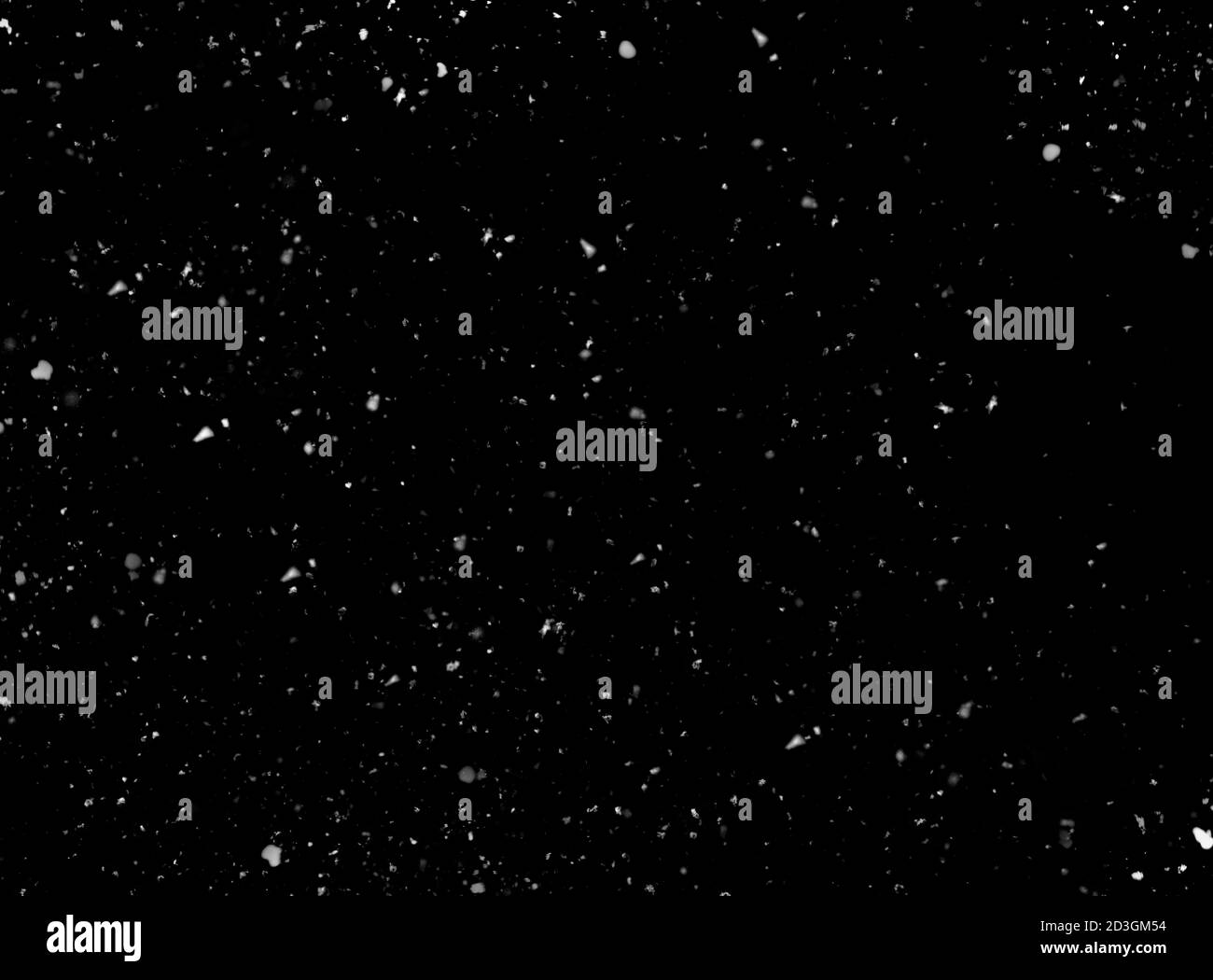 Real snow on black background as texture Stock Photo - Alamy