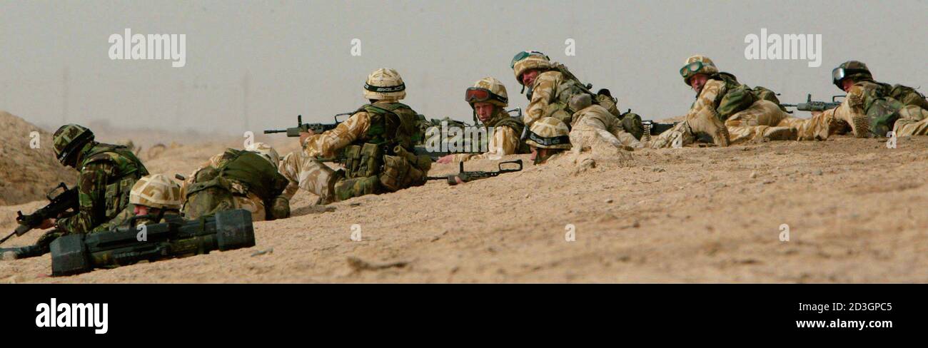 Royal marines al faw peninsular hi-res stock photography and images - Alamy