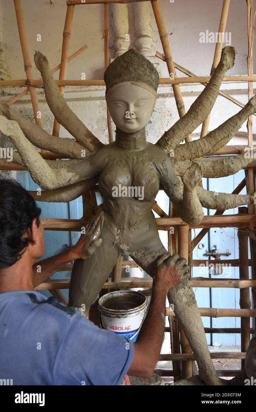 Old durga puja hi-res stock photography and images - Alamy