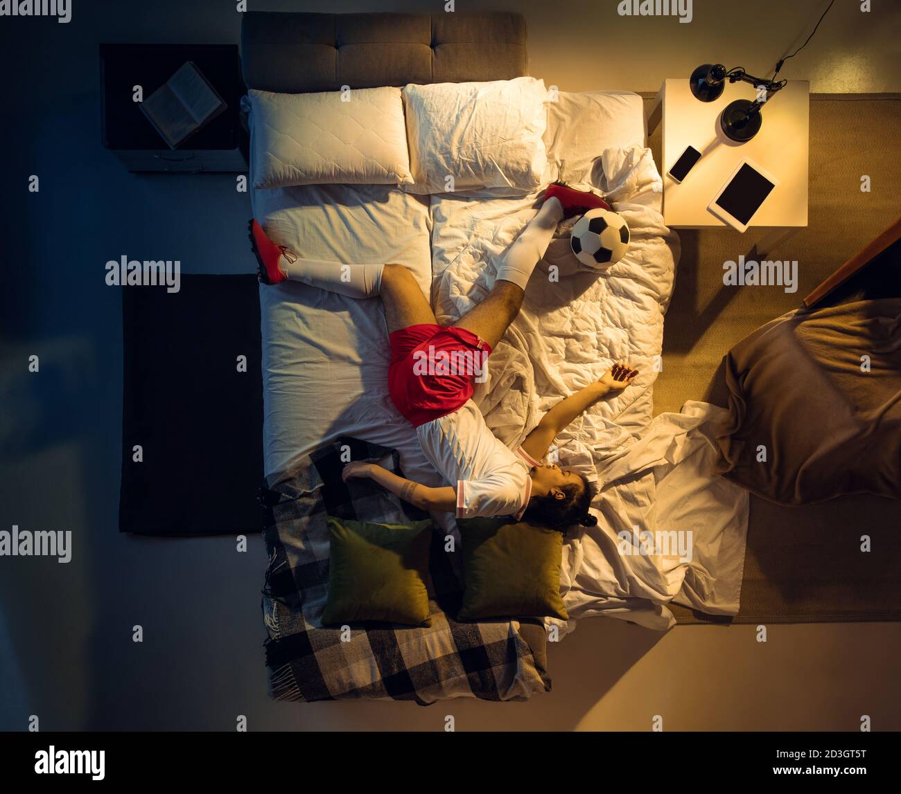 Football top bed hi-res stock photography and images - Alamy
