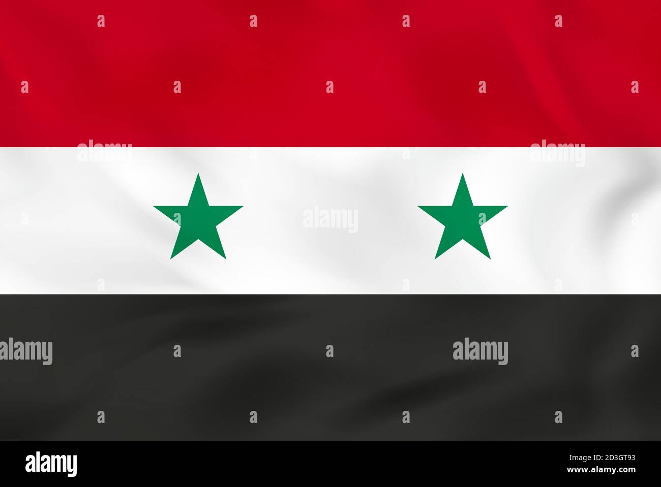 Syria waving flag. Syria national flag background texture. Vector ...