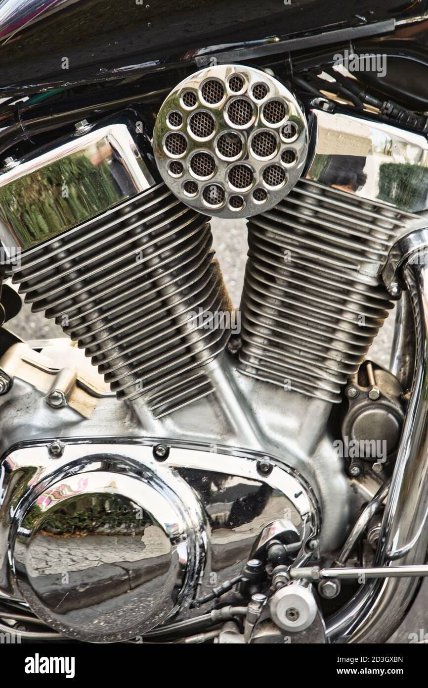Motorcycle Engine V Twin