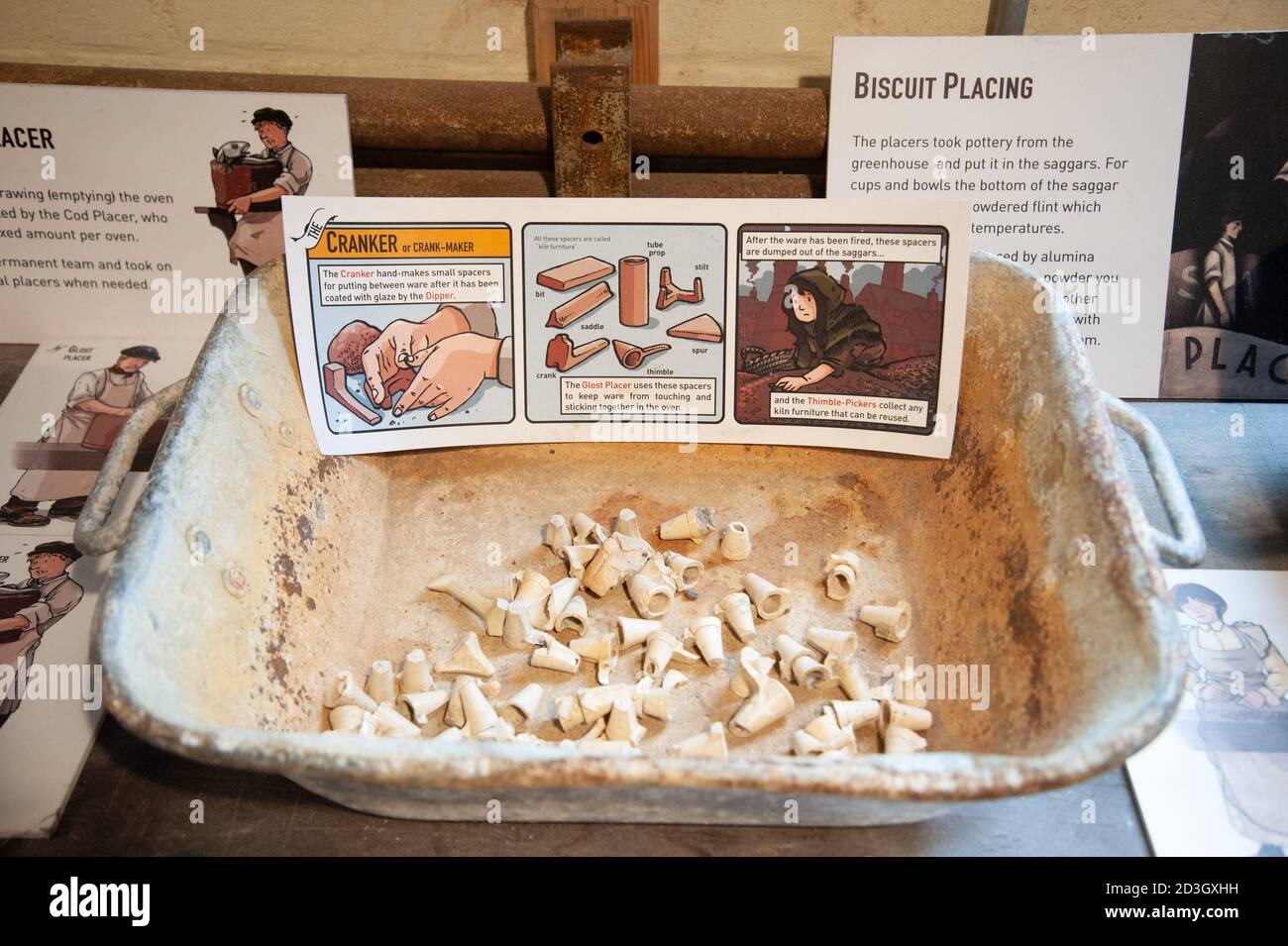 Middleport Pottery, Stoke on Trent, England. A restored and fully ...