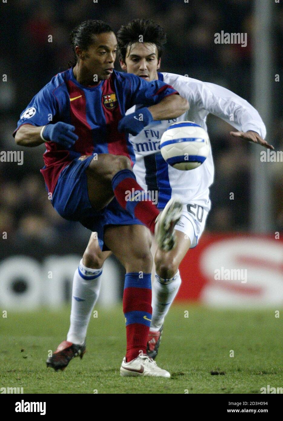 Ronaldinho barcelona champions league hi-res stock photography and ...