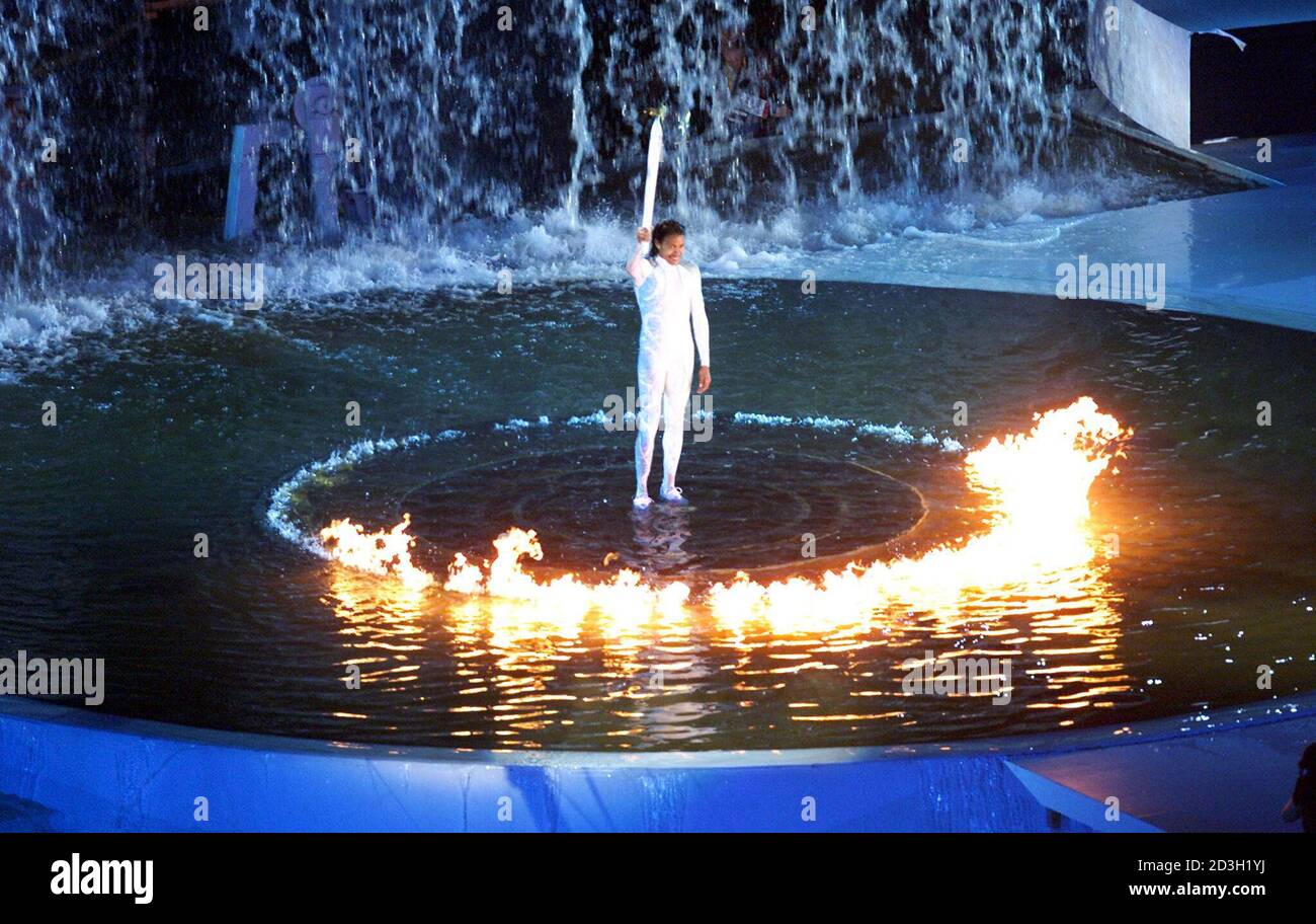 Olympic games sydney cathy freeman High Resolution Stock Photography ...