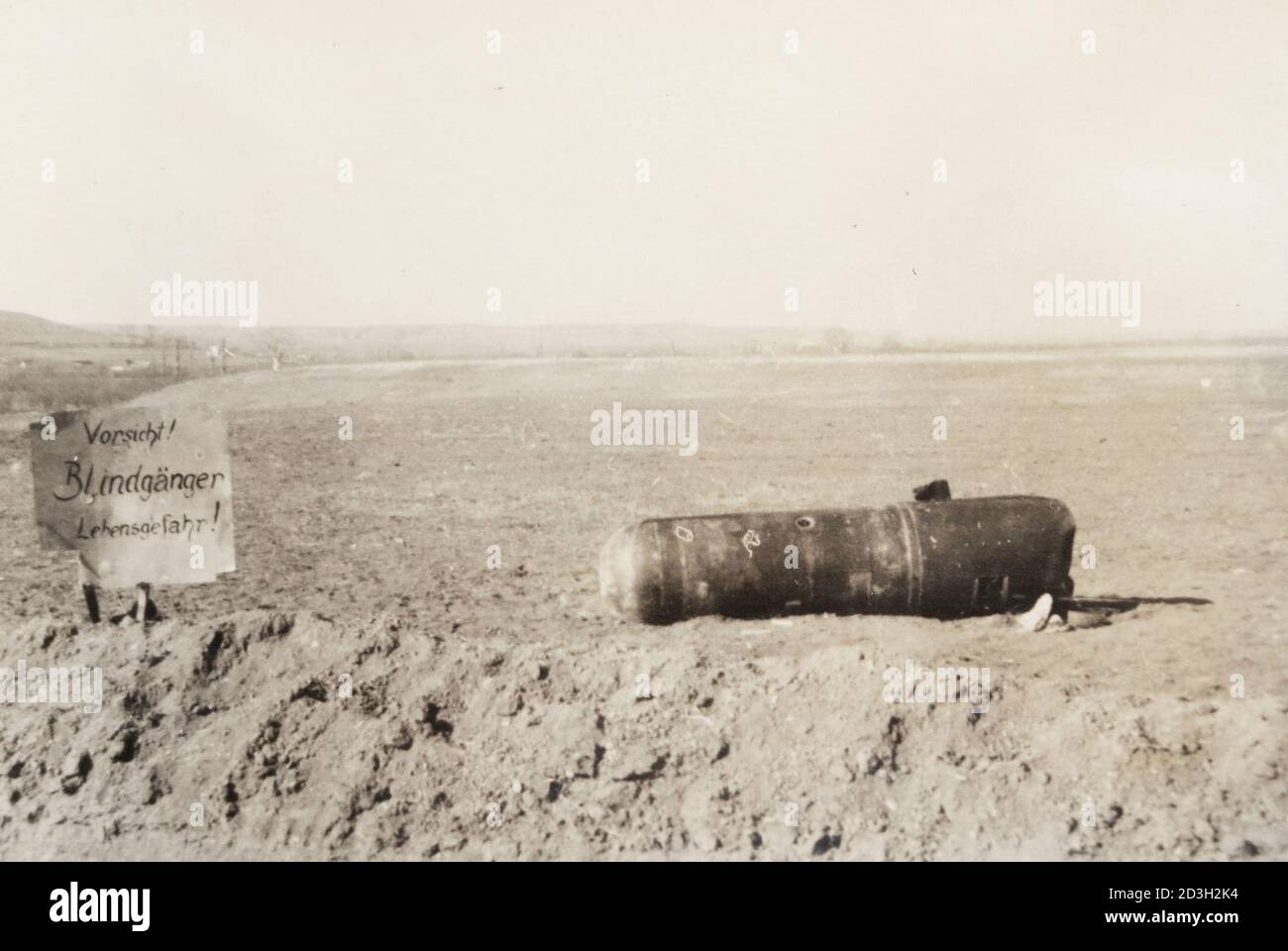 A shell that did not explode during the World War II Stock Photo - Alamy