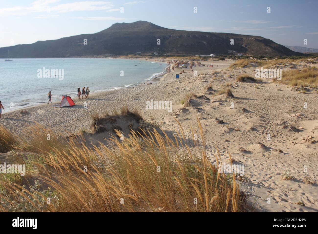 The famous Simos Beach in Elafonisos island , Greece Stock Photo - Alamy