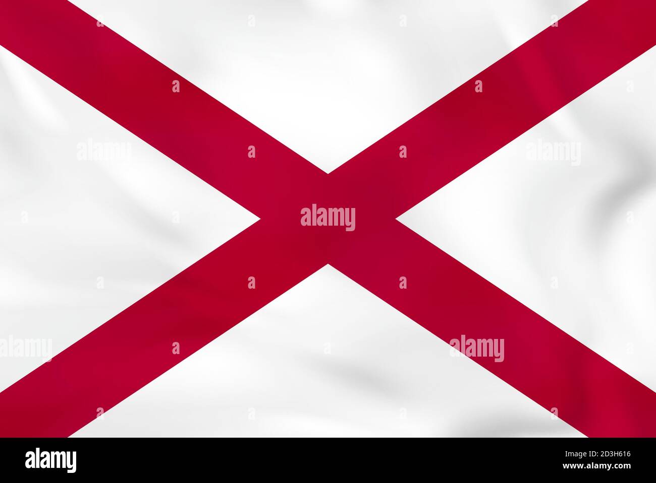 Alabama waving flag. Alabama state flag background texture.Vector ...