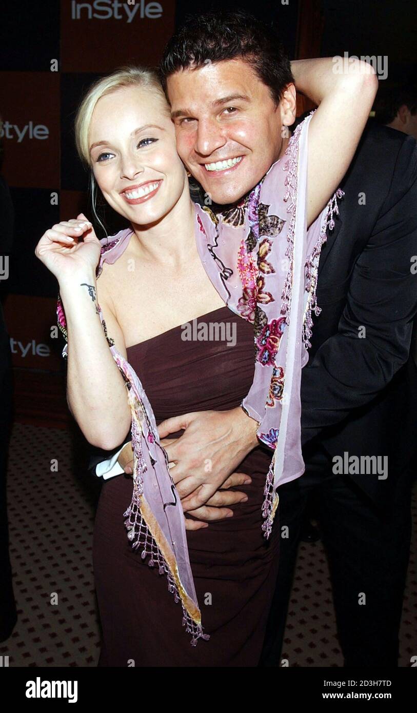 David boreanaz jaime bergman hi-res stock photography and images - Alamy