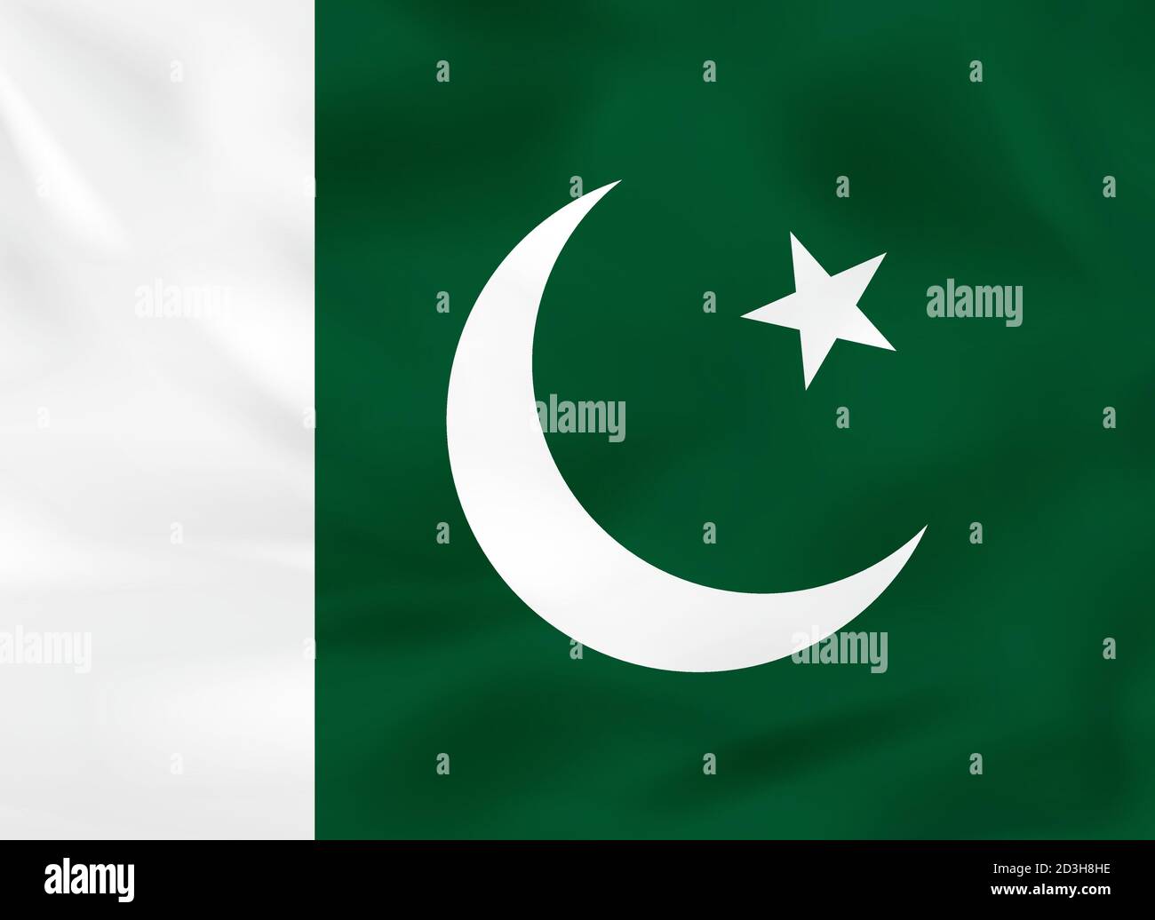 Pakistan waving flag. Pakistan national flag background texture. Vector ...