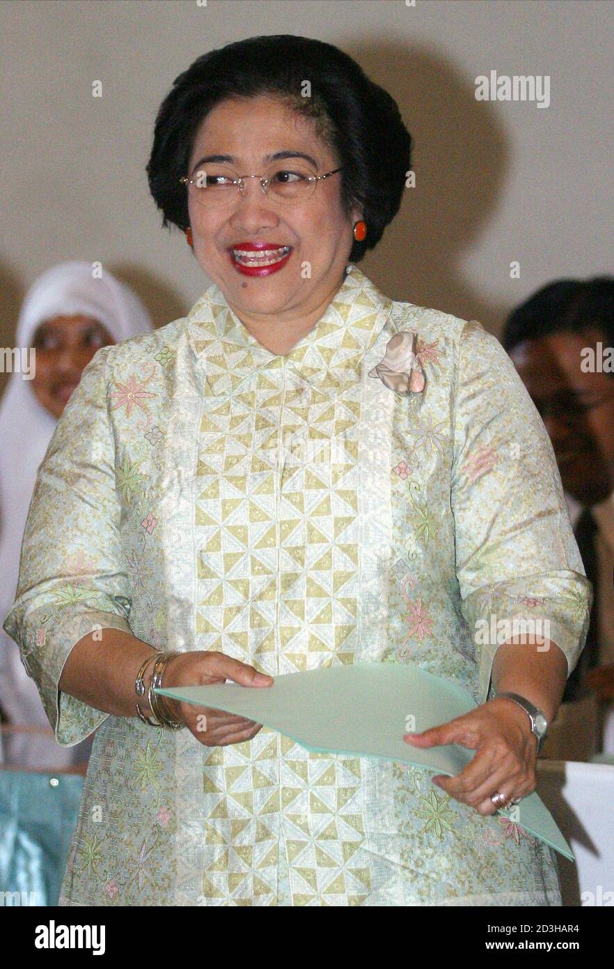 President Megawati Sukarnoputri Indonesia High Resolution Stock ...