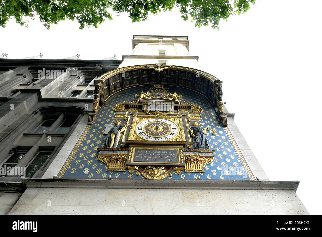 Big ornamental clock on a building Stock Photo - Alamy