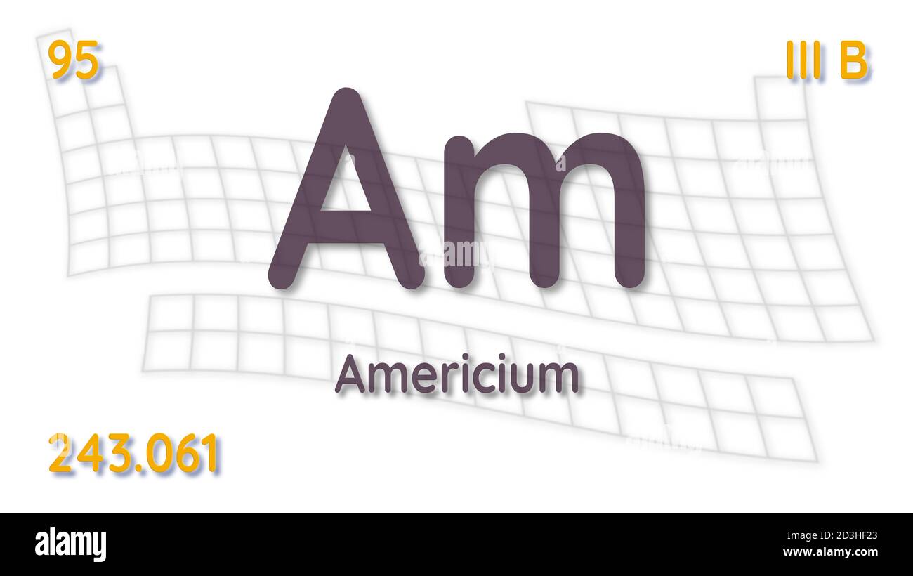 Americium hi-res stock photography and images - Alamy