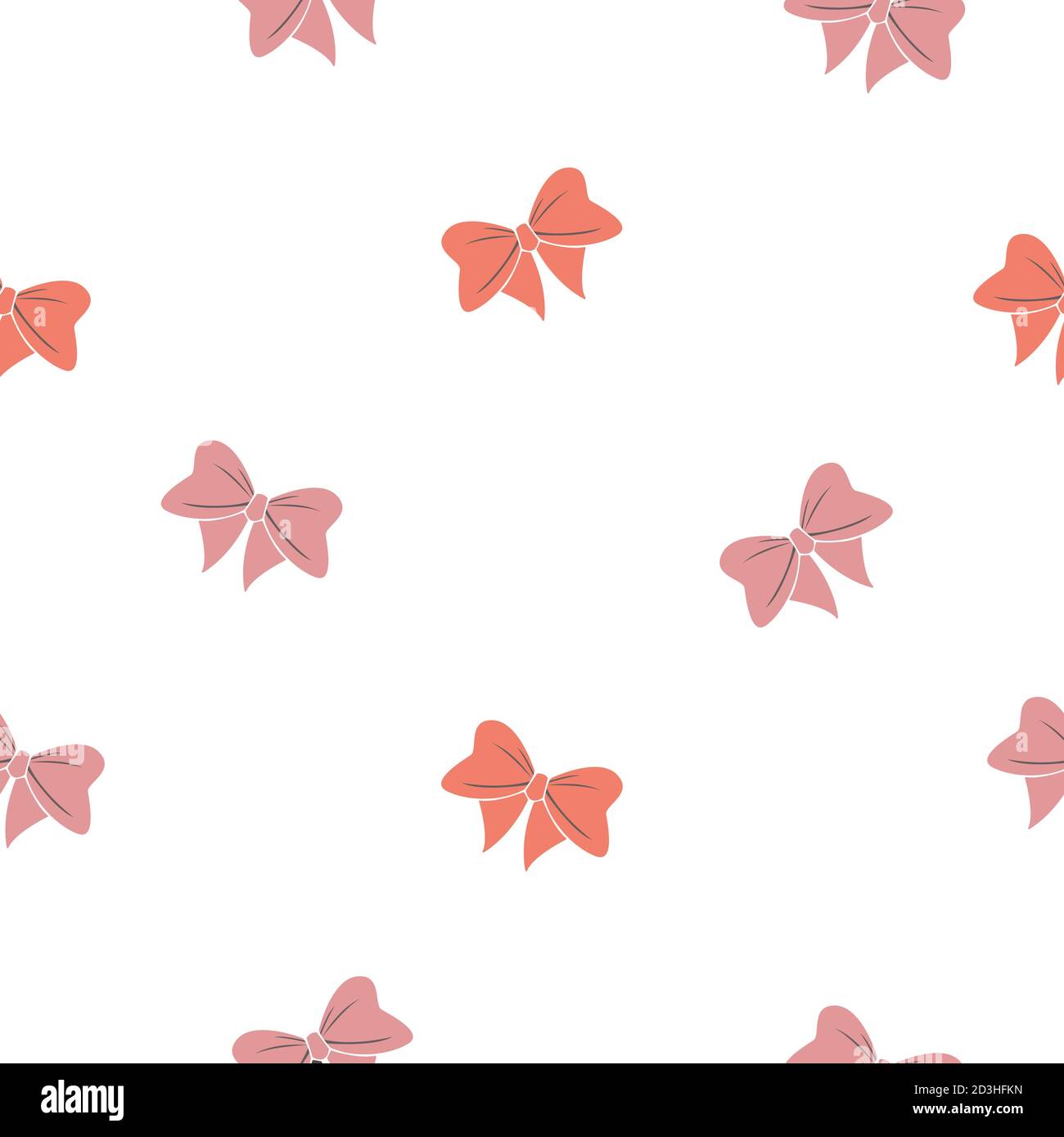 Seamless Pattern with pink and red bows on dark background. Vector ...