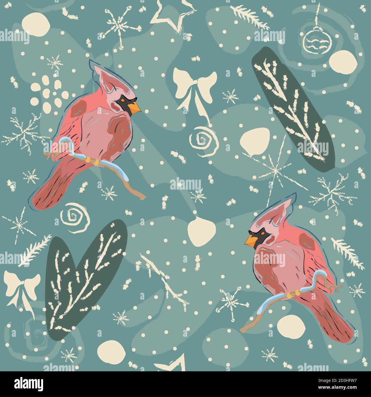 Cute Cardinal Illustration