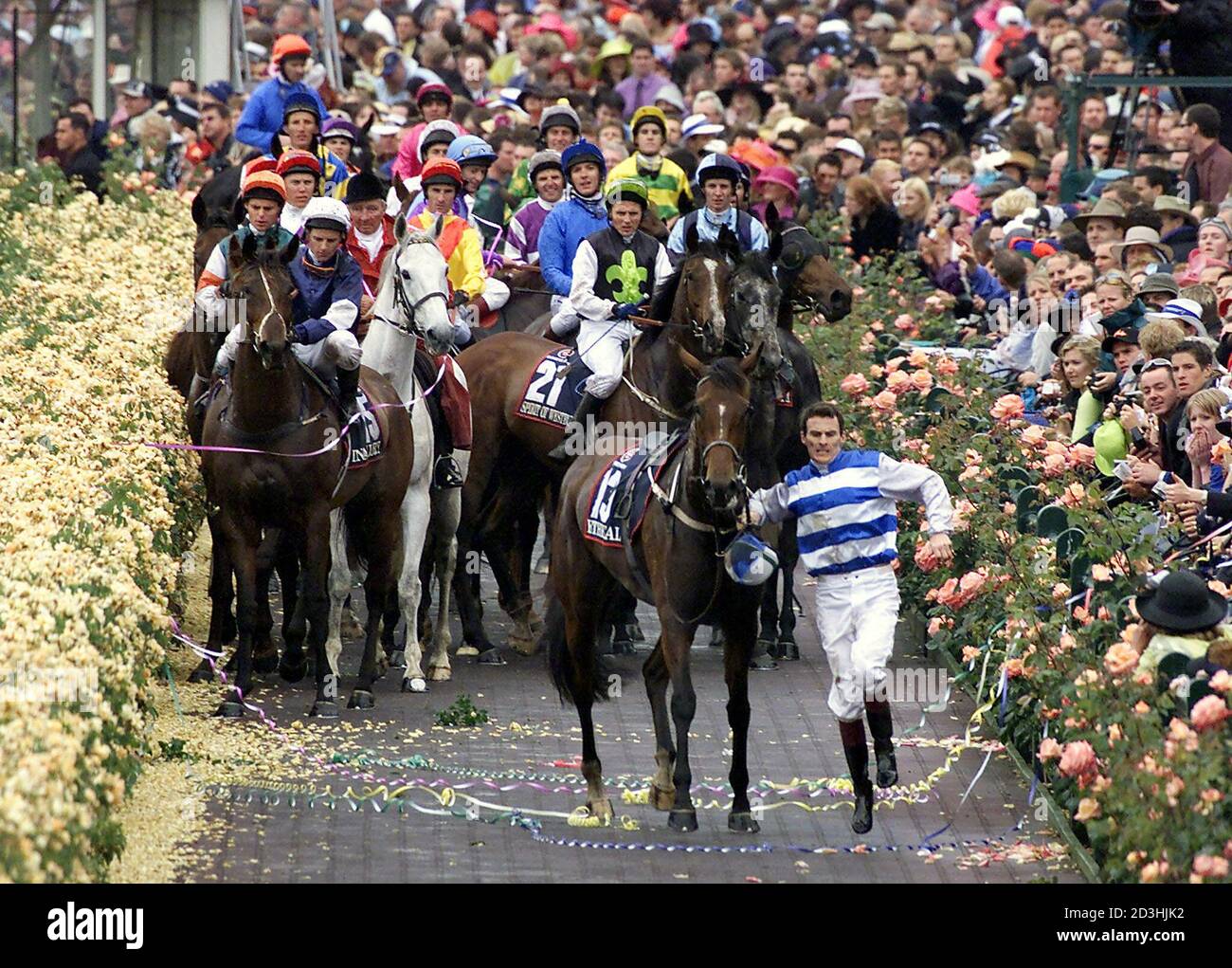 Melbourne cup winner horse hi-res stock photography and images - Alamy
