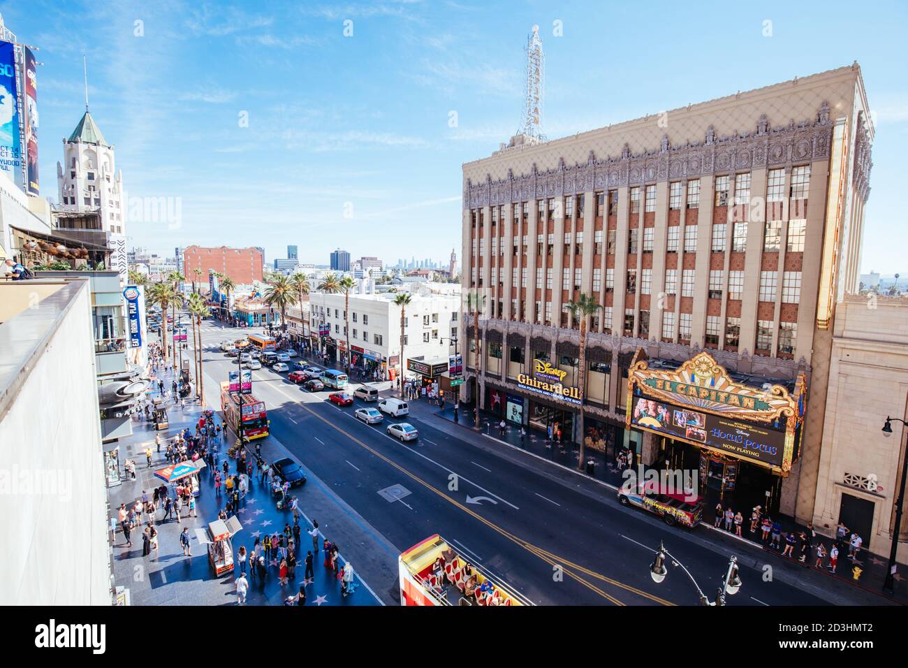 Hollywood Blvd in Los Angeles in USA Stock Photo - Alamy