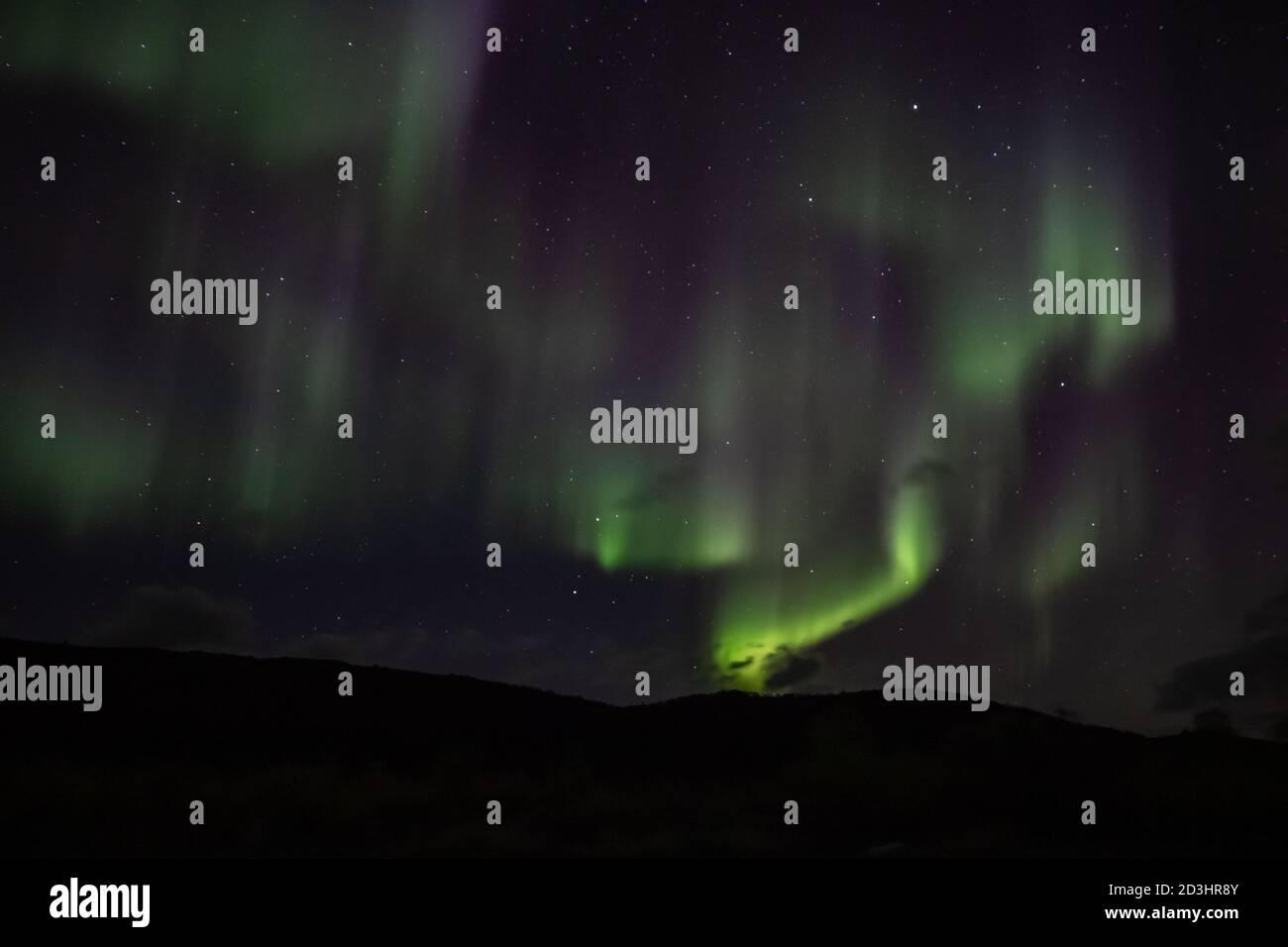 Aurora Borealis in Murmansk District, Russia Stock Photo - Alamy
