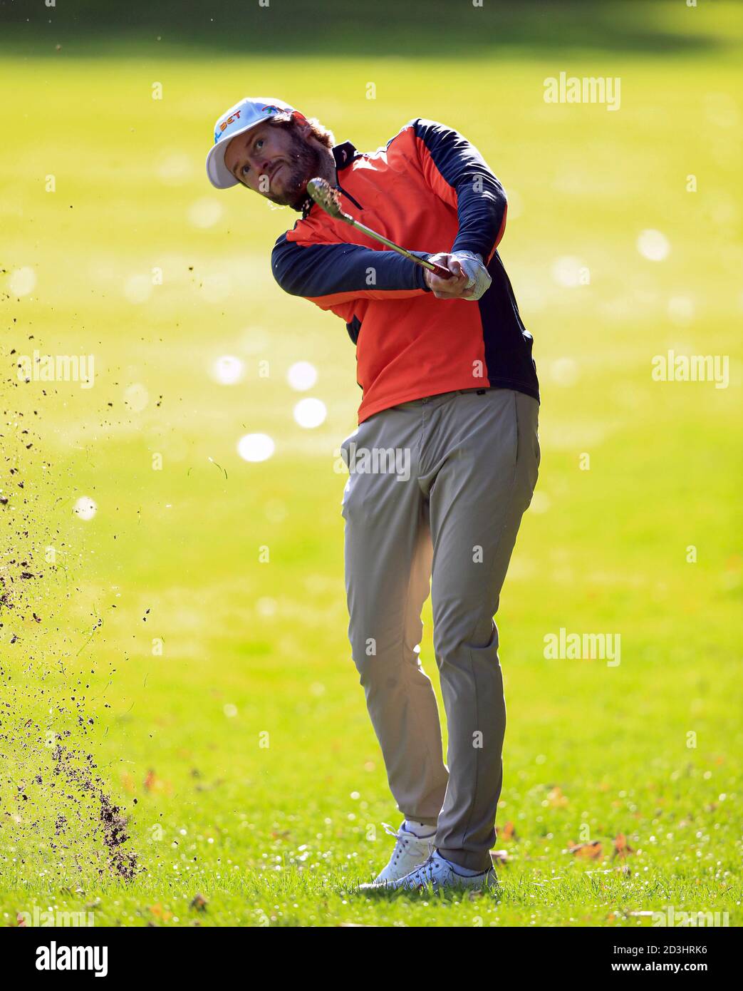 Finland’s Kalle Samooja in action during the day one for the BMW PGA ...