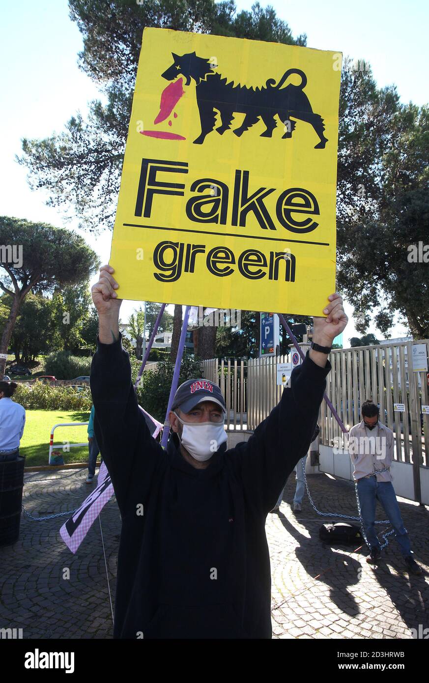 Rome, Italy. 08th Oct, 2020. Rome, Extinction Rebellion demonstration ...