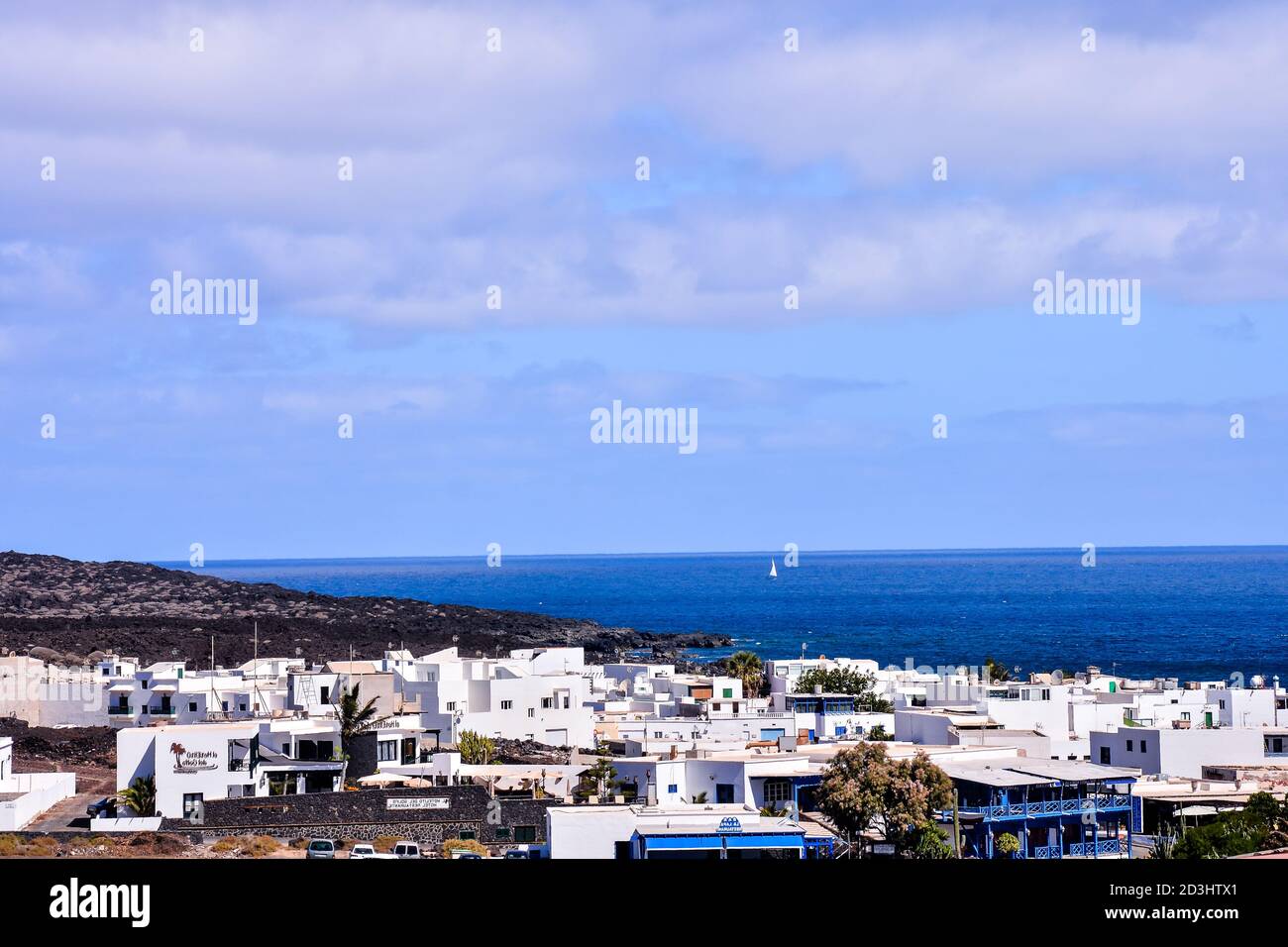 Tropical Sea Village Stock Photo - Alamy