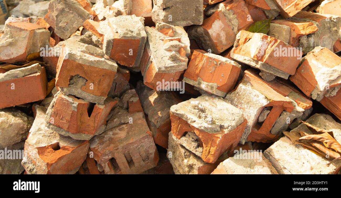 Old bricks used in construction hi-res stock photography and images - Alamy