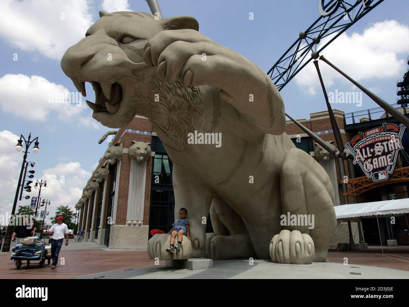 Comerica park statue hi-res stock photography and images - Alamy