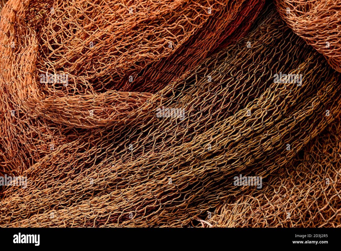Close up view of fishing net Stock Photo - Alamy