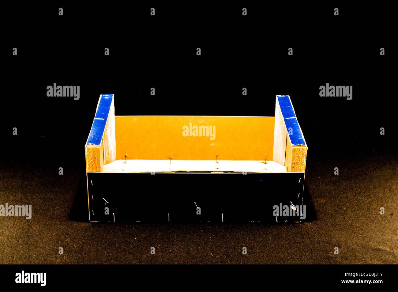 Empty Fruit Crate Box Stock Photo - Alamy