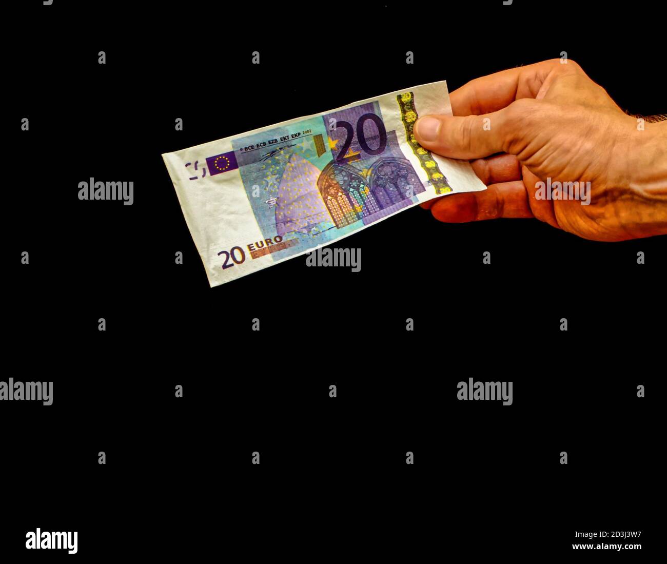 European Euro Money Banknote Stock Photo - Alamy