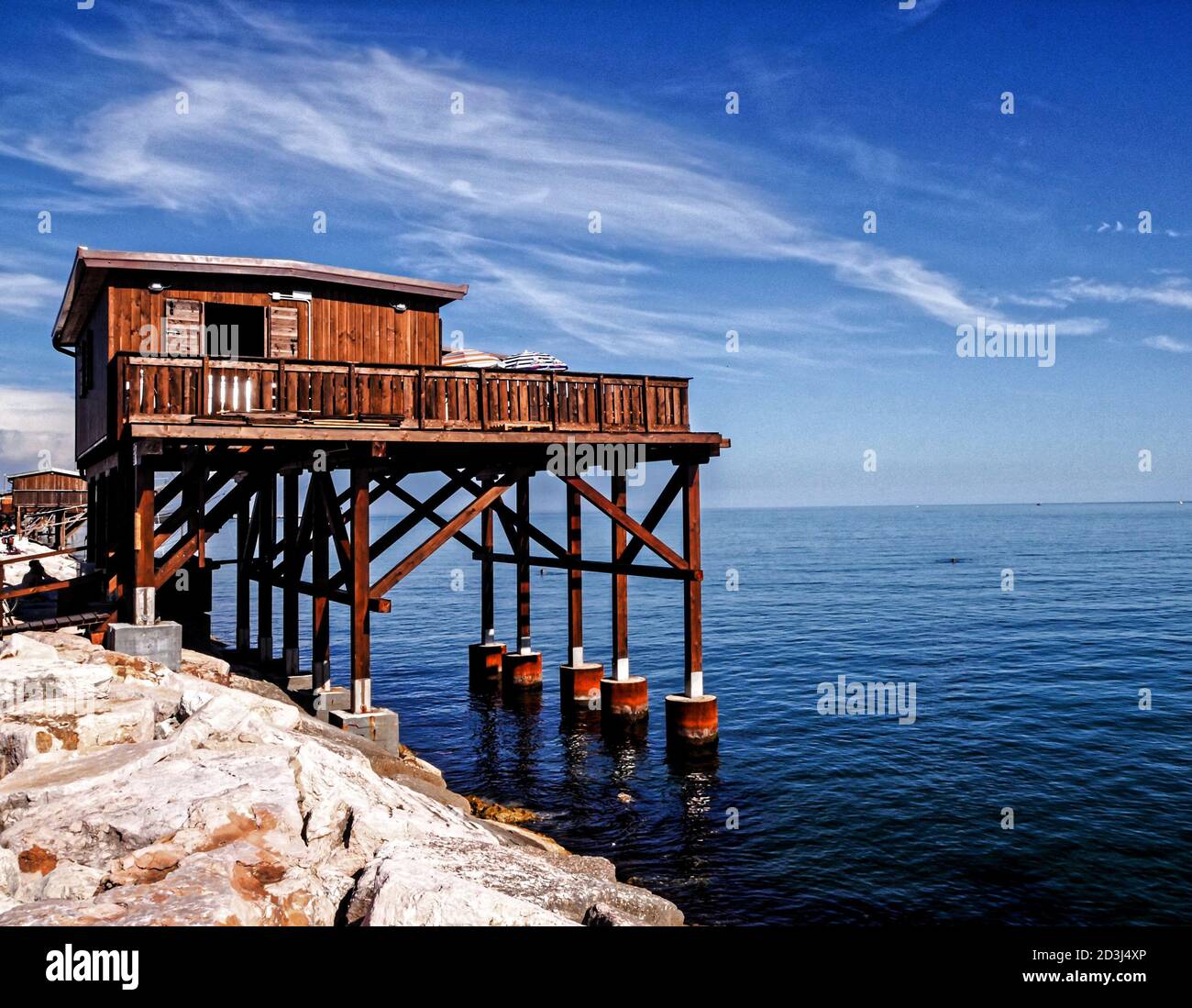 Traditional Fishing House Stock Photo - Alamy