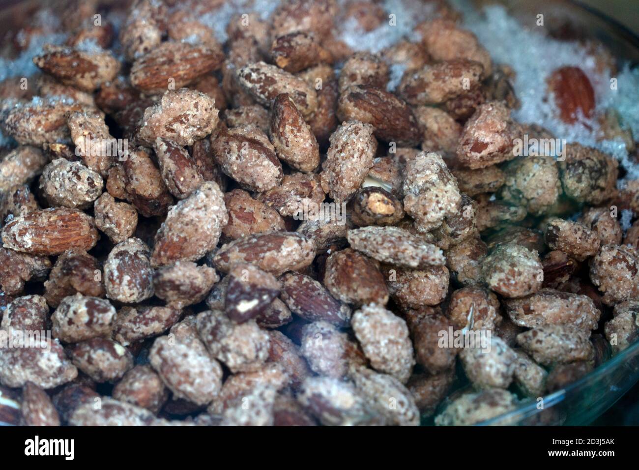 almond brittle close up detail Stock Photo - Alamy