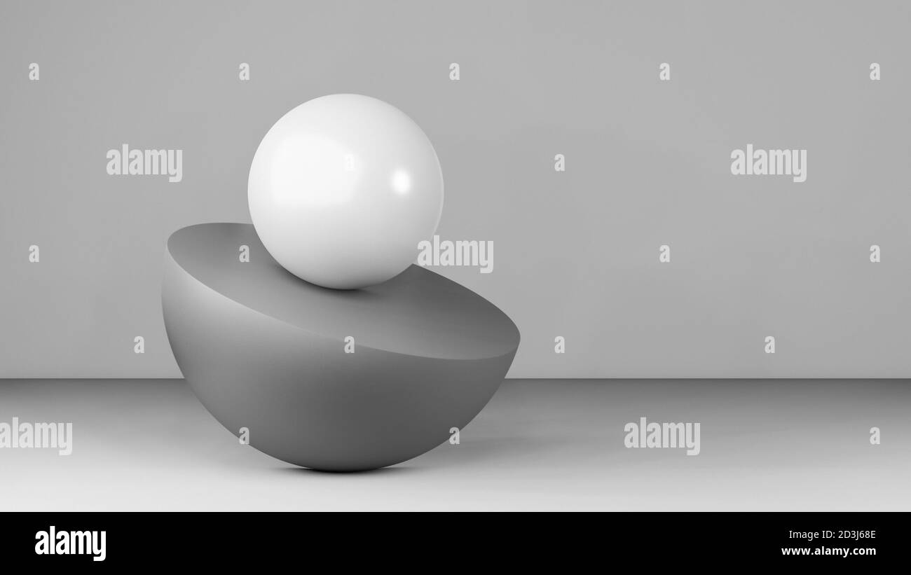 Sphere in a half hi-res stock photography and images - Alamy