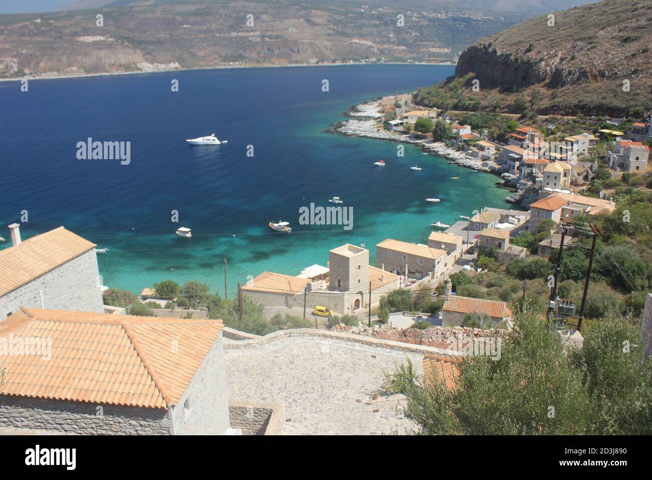 Limeni . Beautiful settlement in Lakonian Mani. Peloponnese , Greece ...