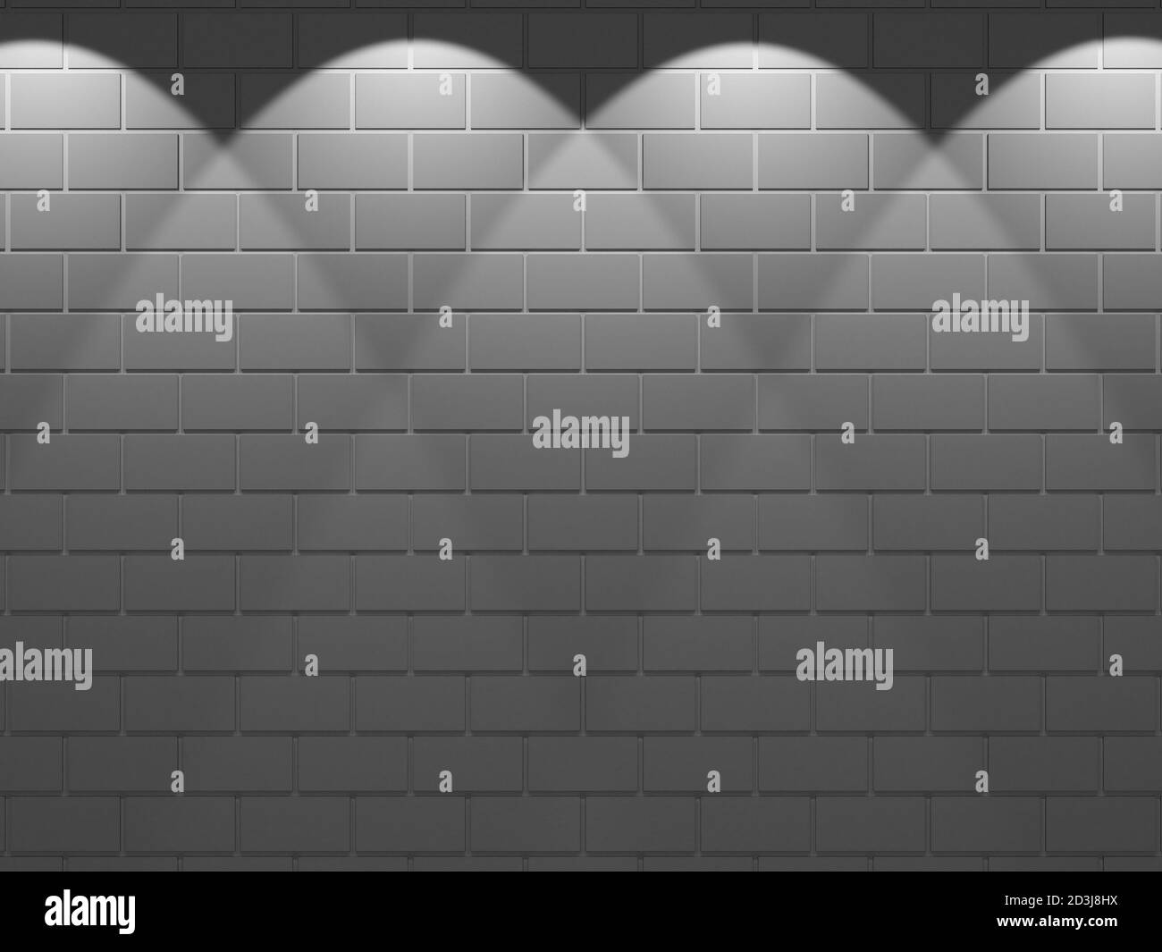 Empty texture background from dark brick wall and light Stock Photo - Alamy
